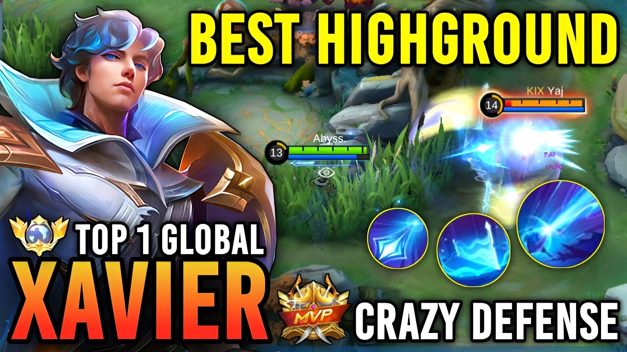 TOP 1 GLOBAL XAVIER BEST BUILD 2023!! TOP 1 GLOBAL XAVIER GAMEPLAY ...
