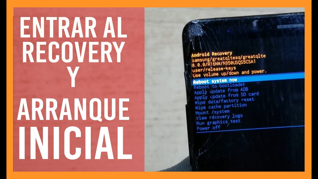 ️Como ENTRAR en MODO RECOVERY Samsung Note 8 y arranque inicial - YouTube