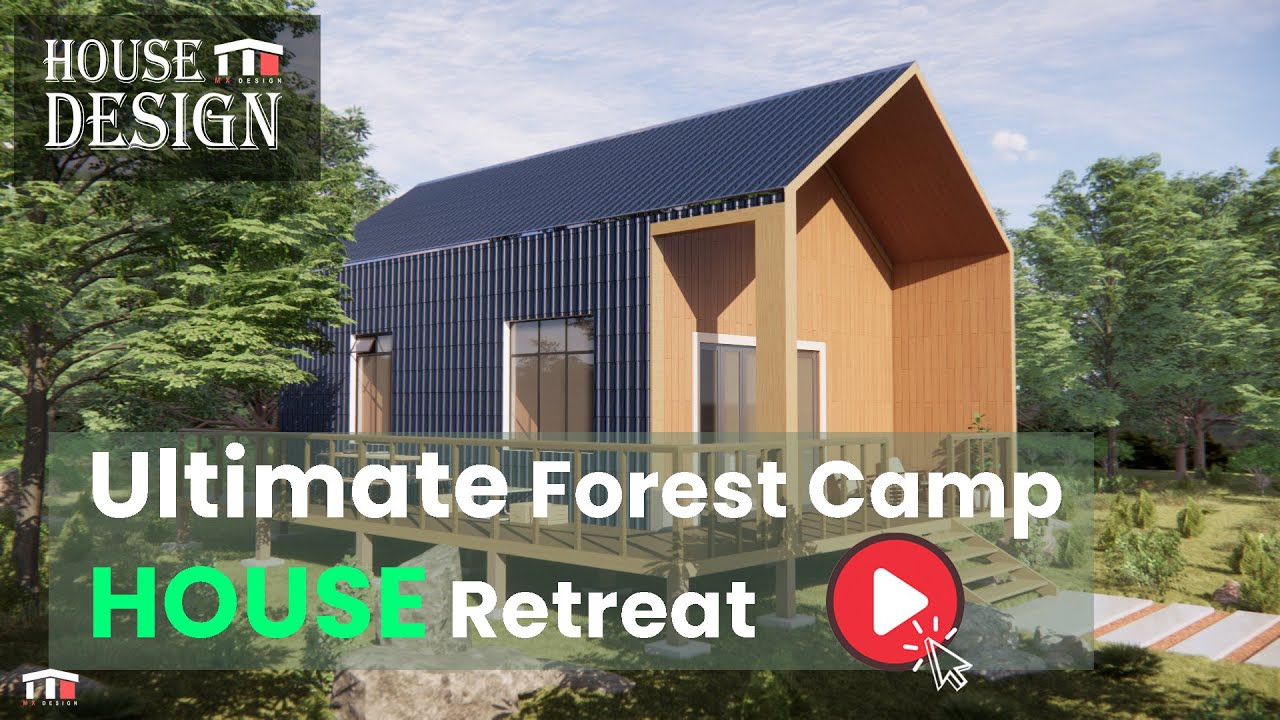 Ultimate Forest Camp House Retreat - YouTube