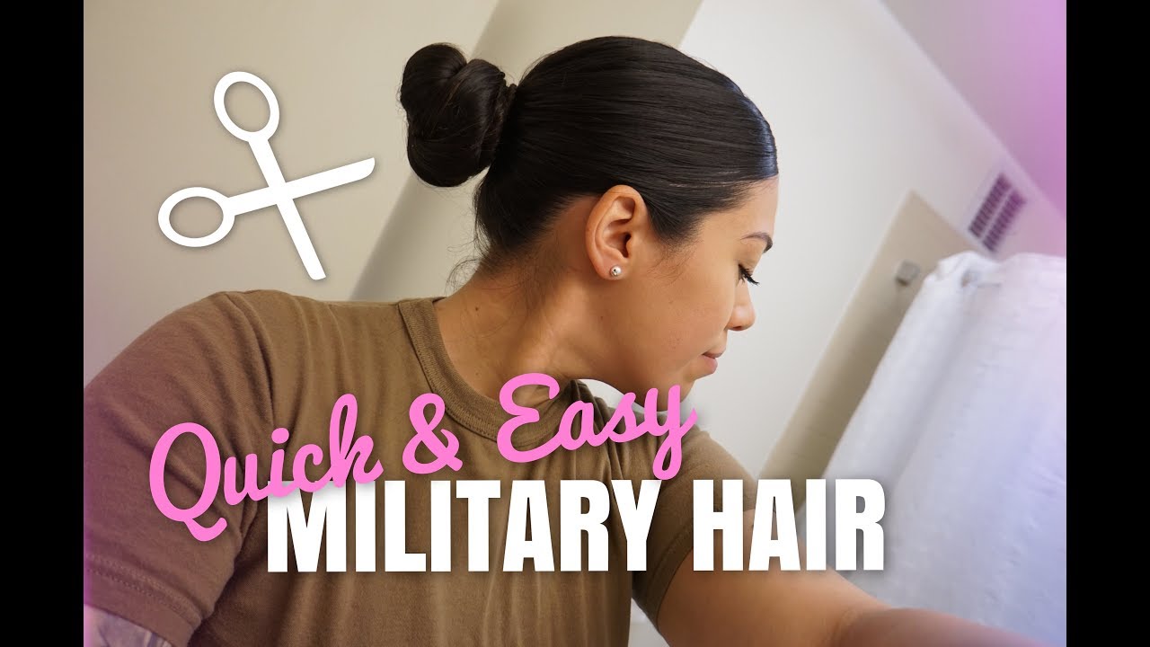 HOW TO: Navy Bootcamp Bun - YouTube