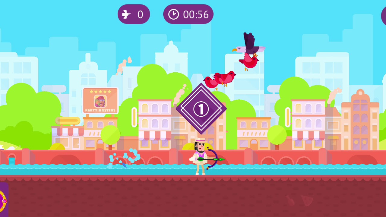 Bowmasters Ron Etienne gameplay - YouTube