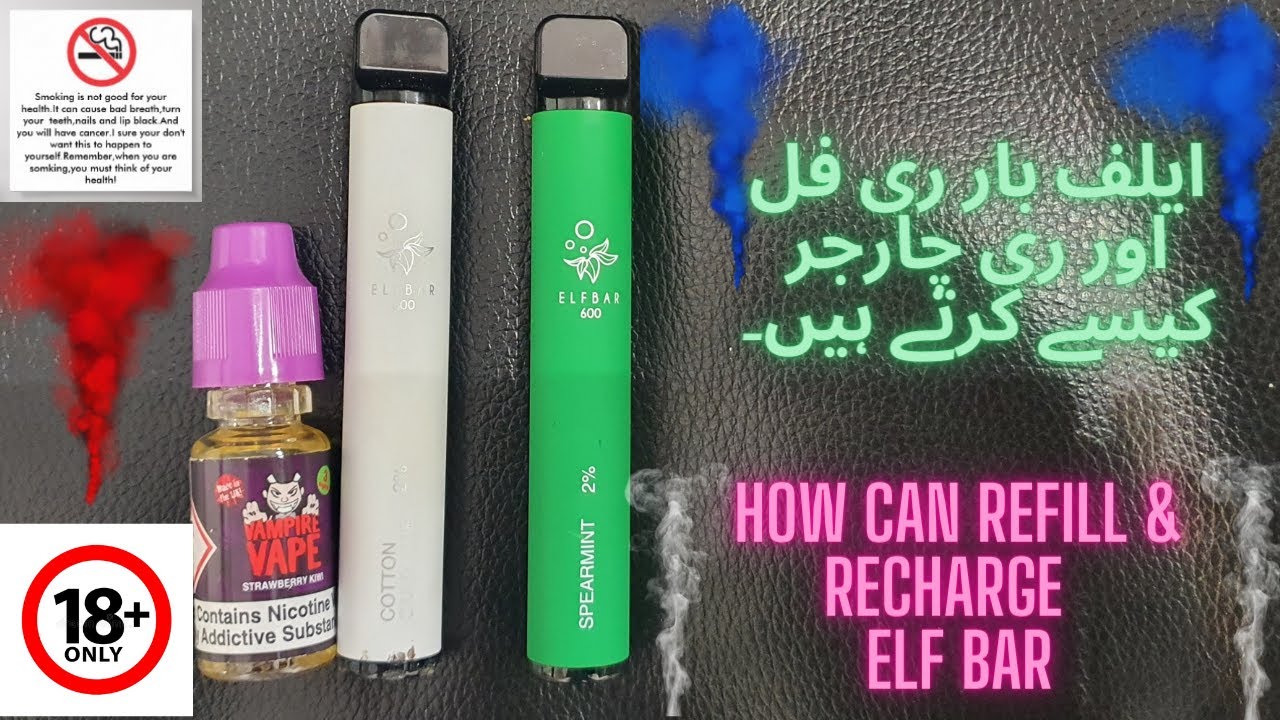 elfbar ko refill or recharge kaysay kartay Hain | elf bar 600 refill ...