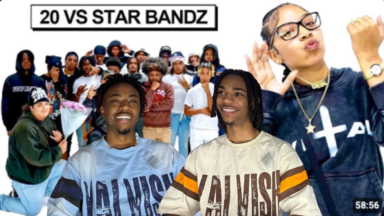 20 GUYS VS 1 RAPPER: STAR BANDZ - YouTube