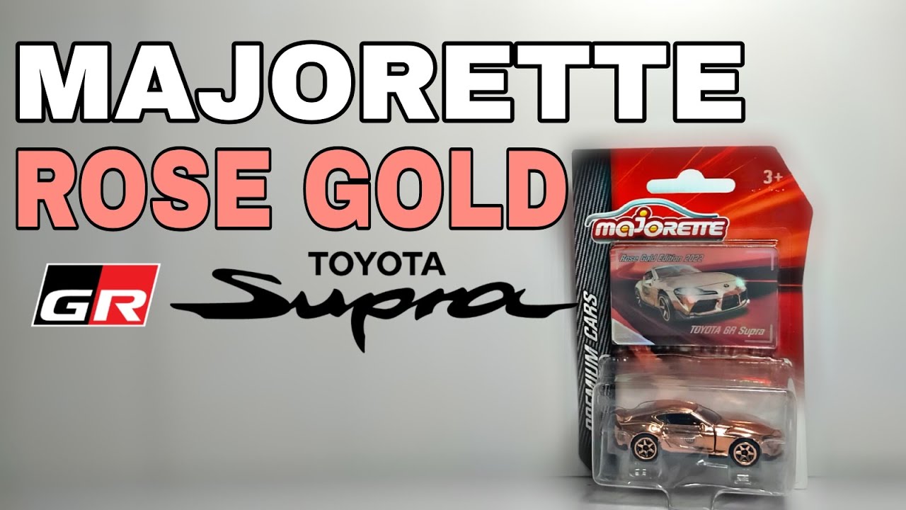 [MAJORETTE PPREMIUM CAR] GR SUPRA ROSE GOLD EDITION UNBOXING - YouTube