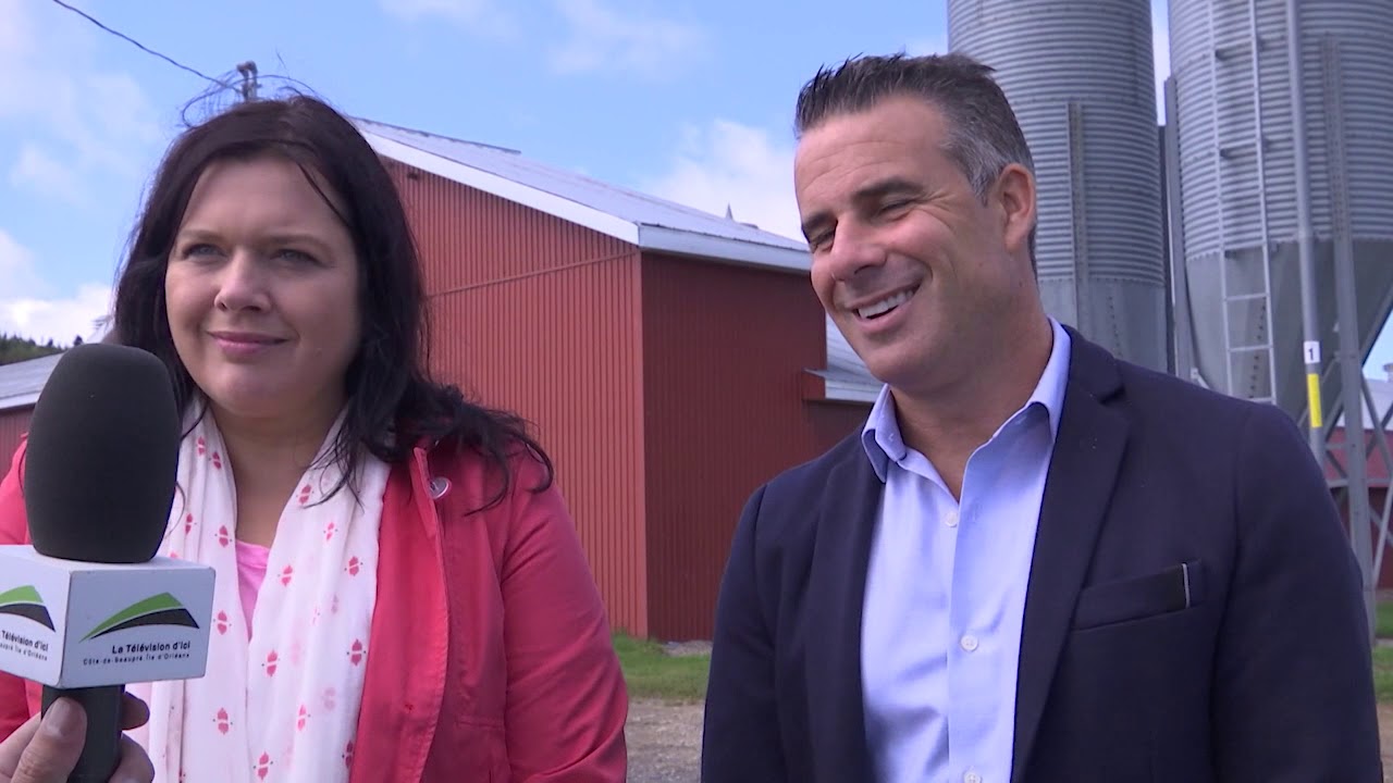Visite du ministre Stéphane Billette dans la circonscription - YouTube