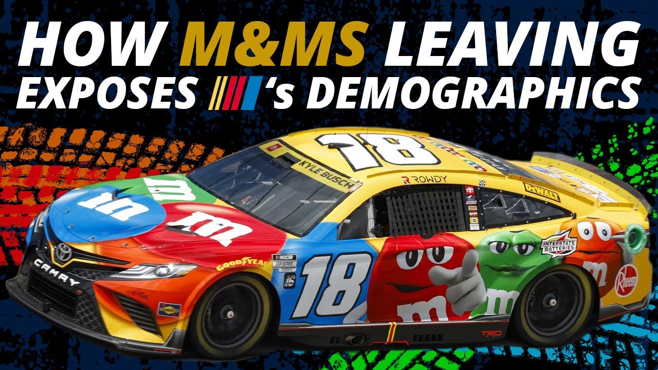 How M&M's Leaving Exposes NASCAR's Demographics - YouTube