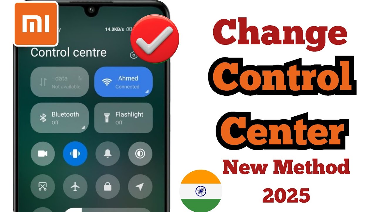How To Change Control Center in Redmi 14C (New Method 2025) | HyperOS ...