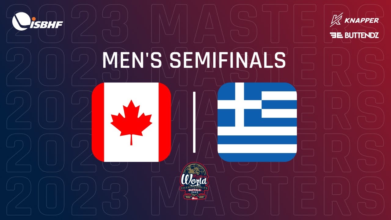 2023 Masters World Ball Hockey Championship - Canada vs. Greece (Men's ...