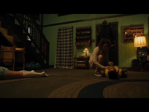 Final girls (2015) Tina's death, Blake, Gertie, vicky,Chase scene  in slow motion clip