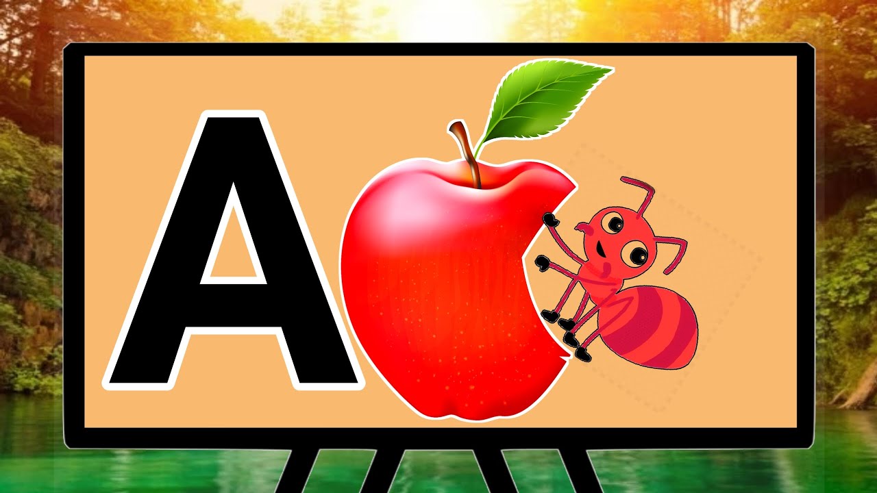 The ABC Song + Phonic Song ||Best Kids Alphabet Sound || ABCD Animation ...