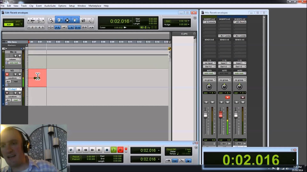 Pro Tools Tip - Volume envelopes' effect on your reverbs - YouTube
