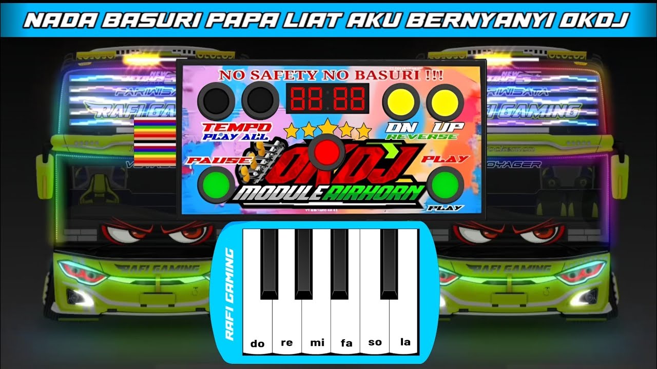 Telolet Basuri Pianika Nada Papa Liat Aku Bernyanyi Modul Okdj | Flm ...