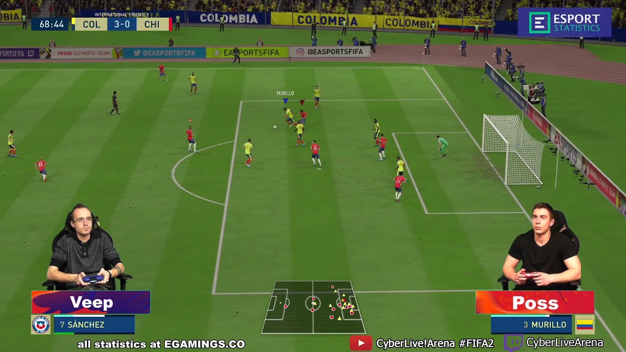 2020.03.12 Cyber Copa America Colombia (Veep) - Chile (Poss) - YouTube