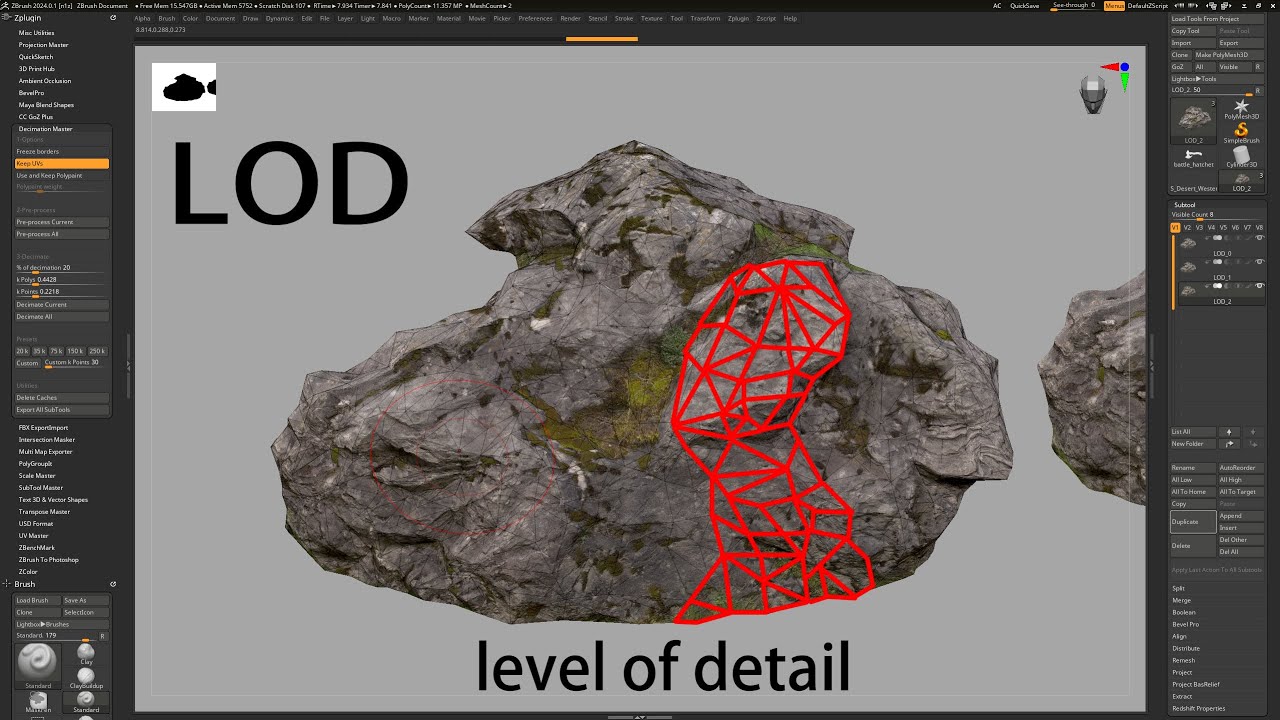 Understanding LOD in 3D Modeling: A Comprehensive Guide #maya #zbrush # ...