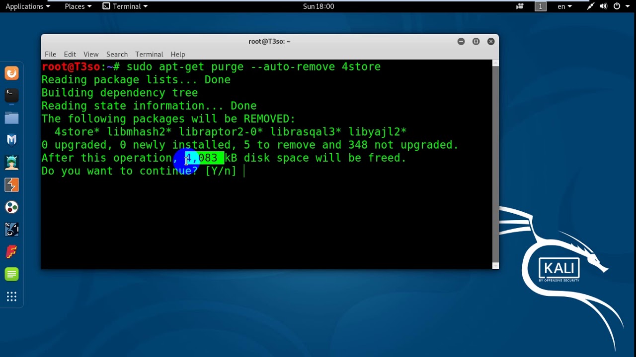 How To unInstall 4store On Kali Linux - YouTube