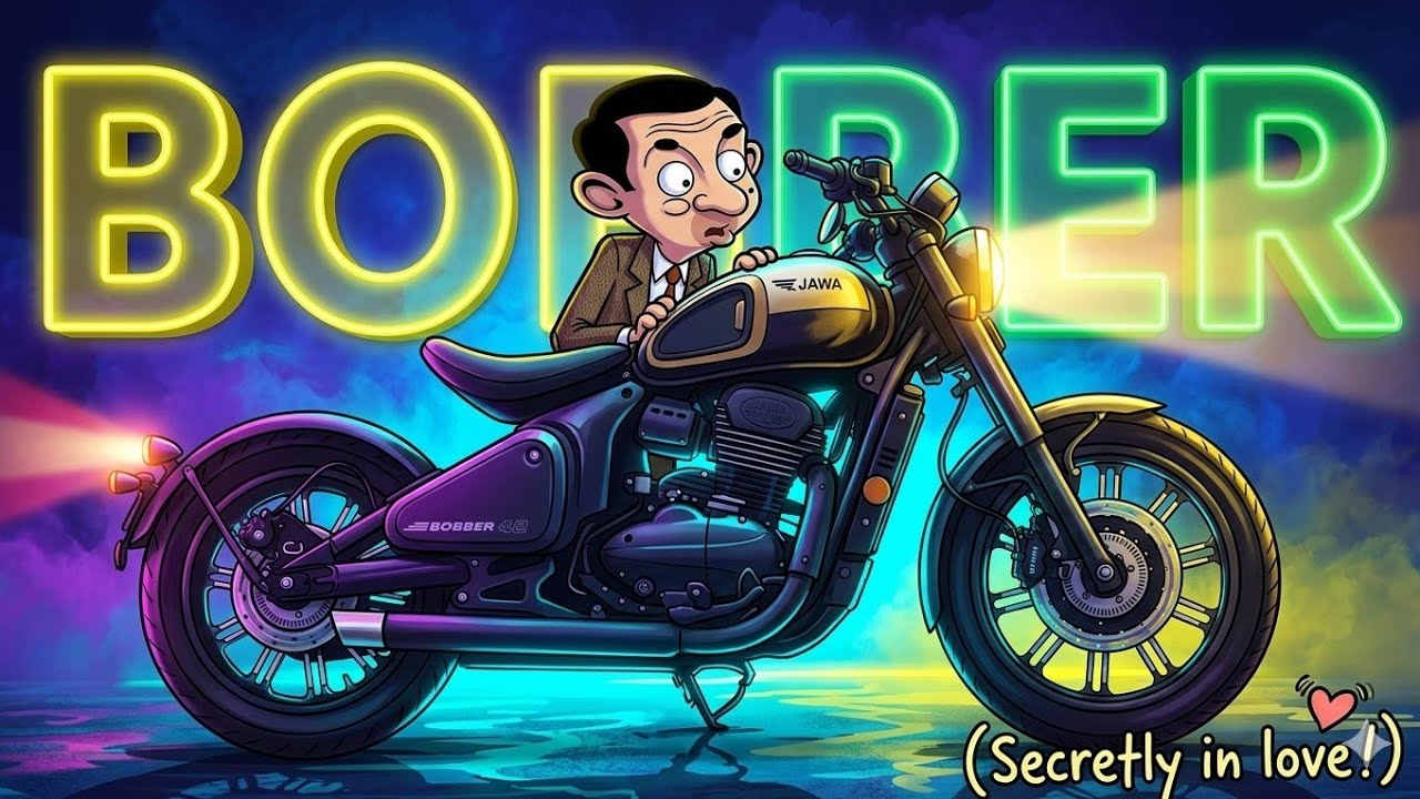 Bobber mirror Black Better than Royal Enfield ? #jawa #bobber # ...