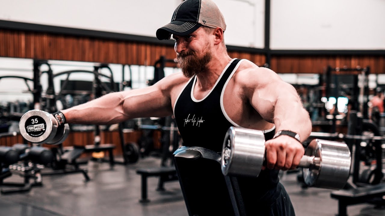 Shoulder and Arms Day 18 | Natural Bodybuilding - YouTube