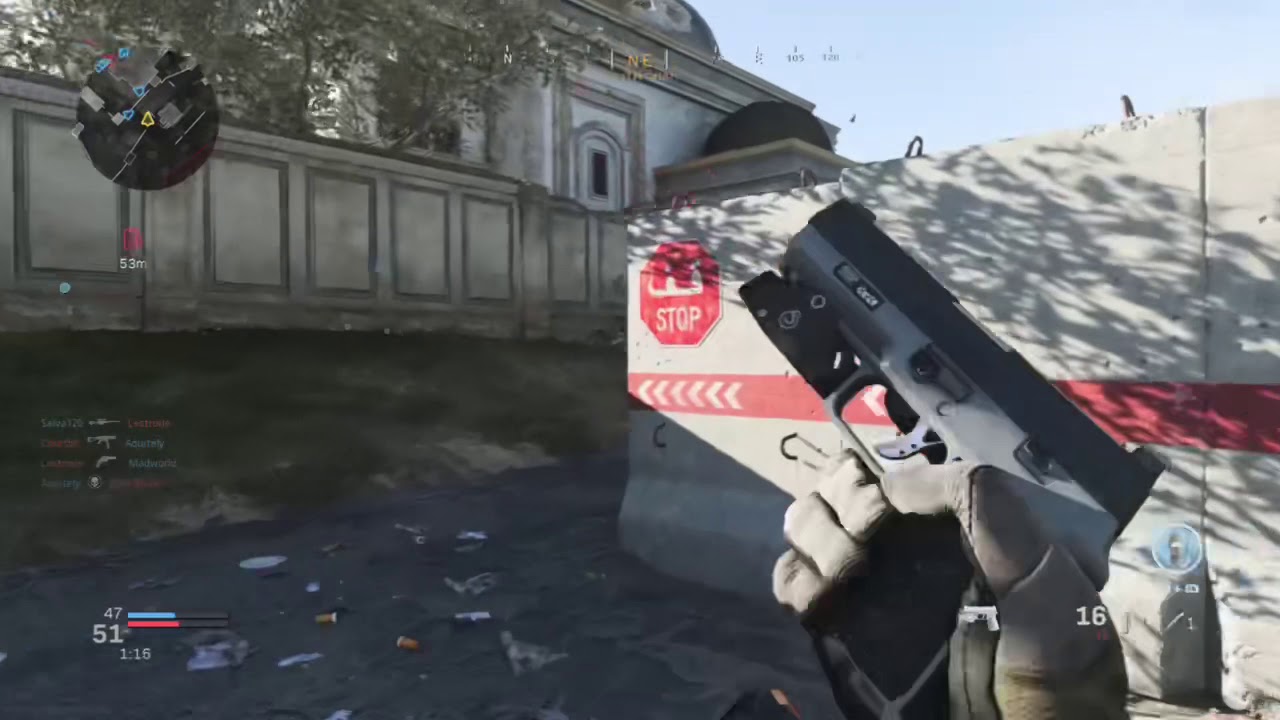 Cool glitch in call of duty modern warfare infinite ammo pistol - YouTube