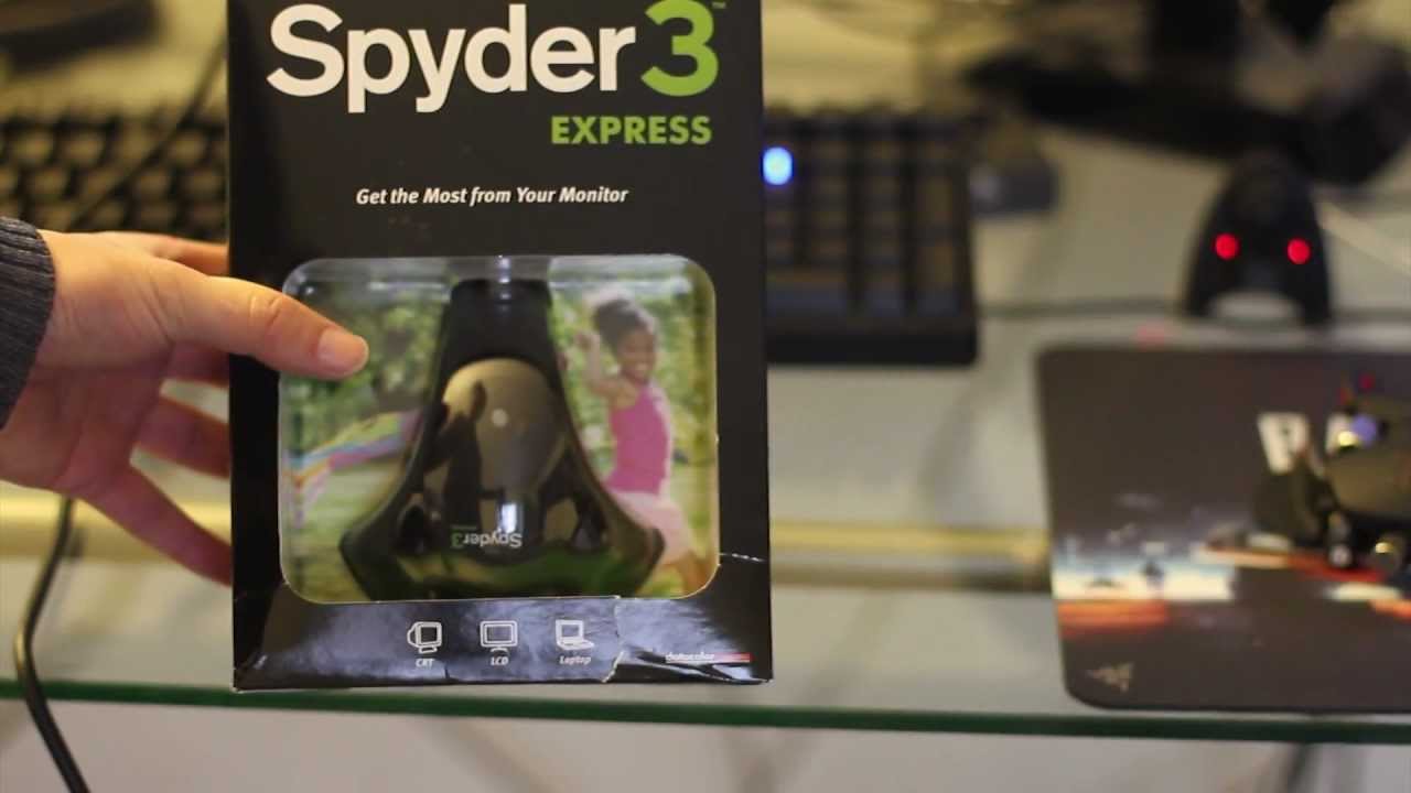 Spyder 3 Express monitor calibrator unboxing and working on HP ZR22W ...