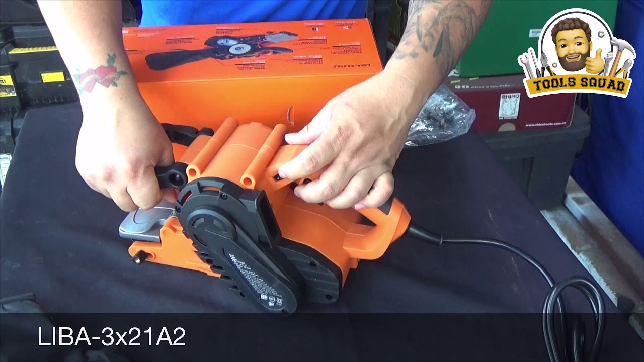 Truper Lijadora de Banda Truper LIBA-3X21A2 - YouTube
