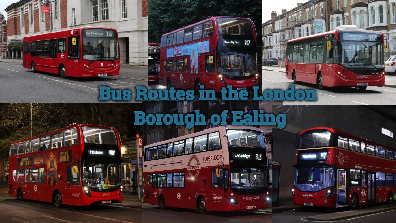 Bus Routes in the London Borough of Ealing - YouTube