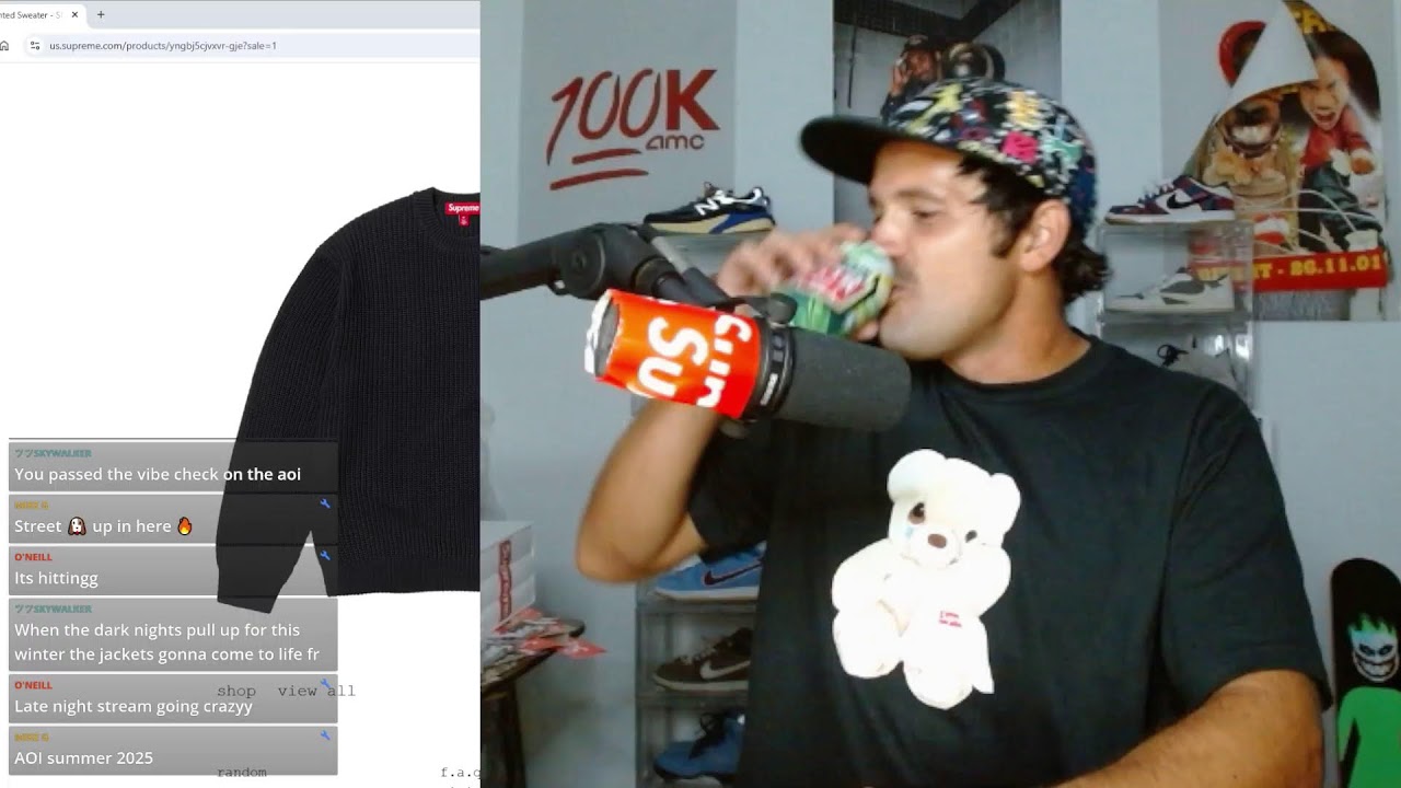 SUPREME SALE LIVE STREAM!!! (WHAT'S FIRE??) - YouTube