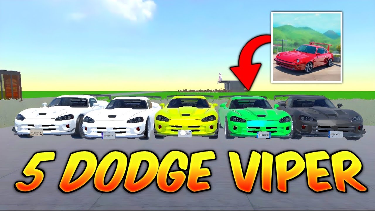 I Found 5 Dodge Viper In Car Saler Simulator Dealership - YouTube