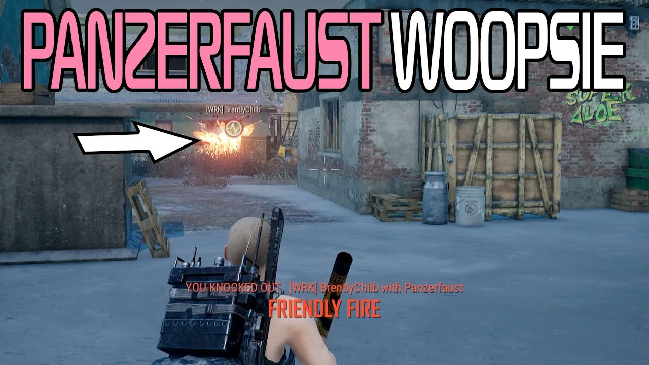 Panzerfaust woopsie - (PUBG: BATTLEGROUNDS Highlights) - YouTube