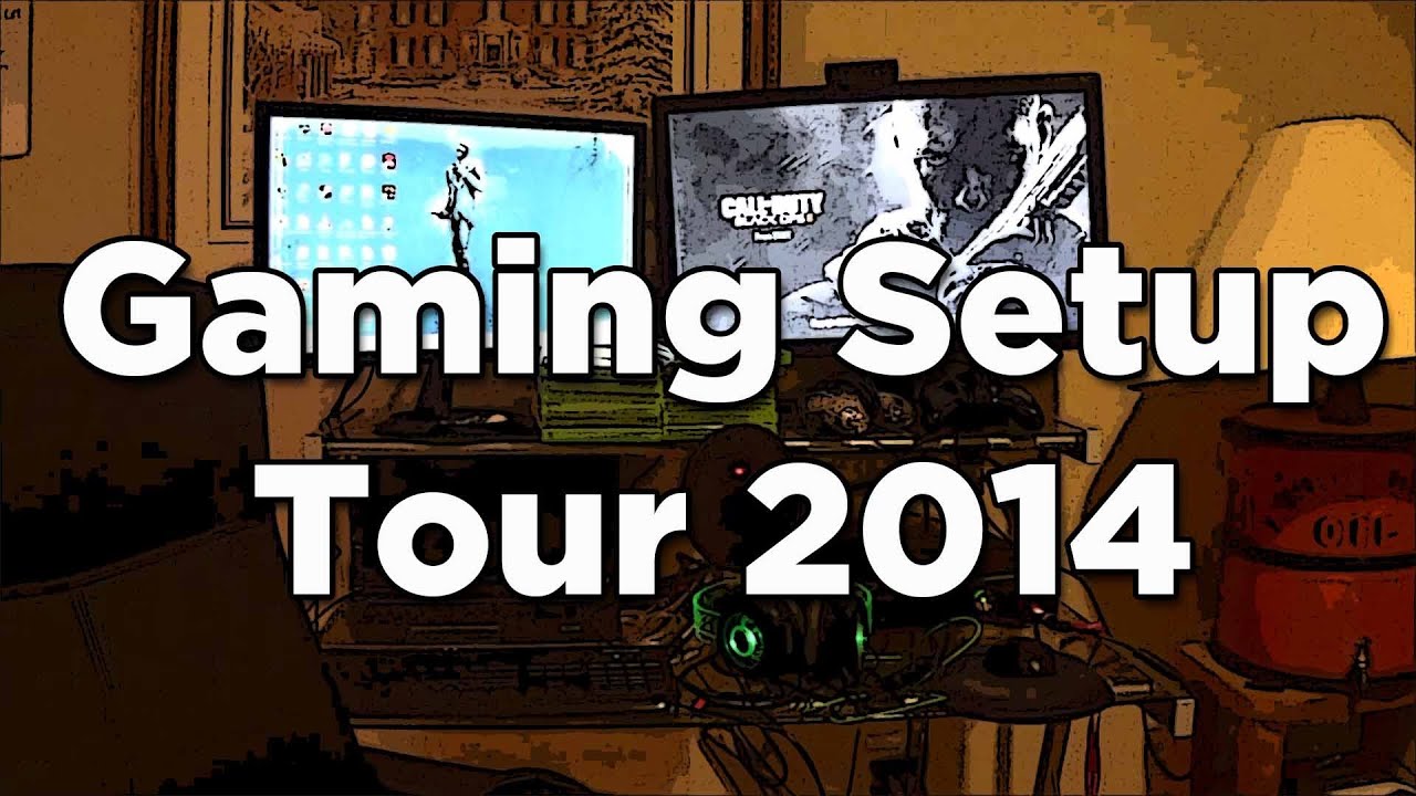 Gaming Setup Tour 2014 - YouTube