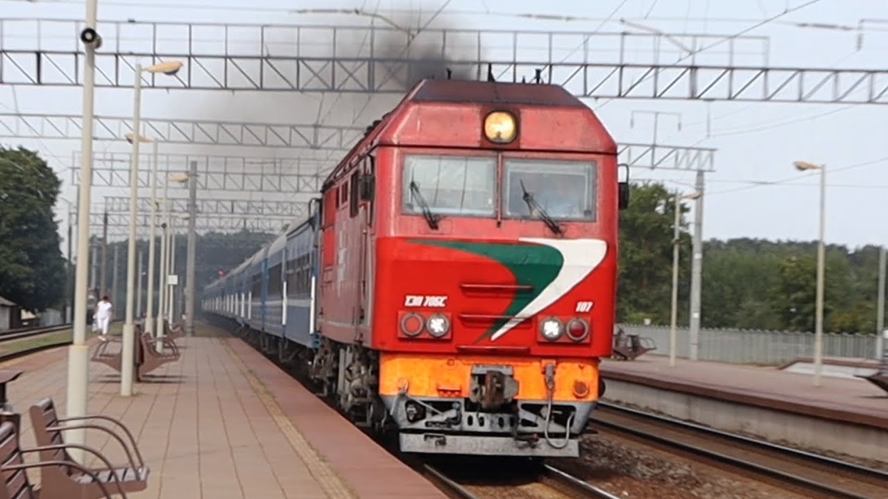 TEP70BS Storms through Rydzinsk station with a high tone 23/08/2022 ...