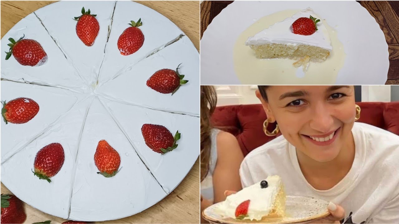 Alia bhatt favourite milk cake | 10 minutes no bake cake | milk cake ...