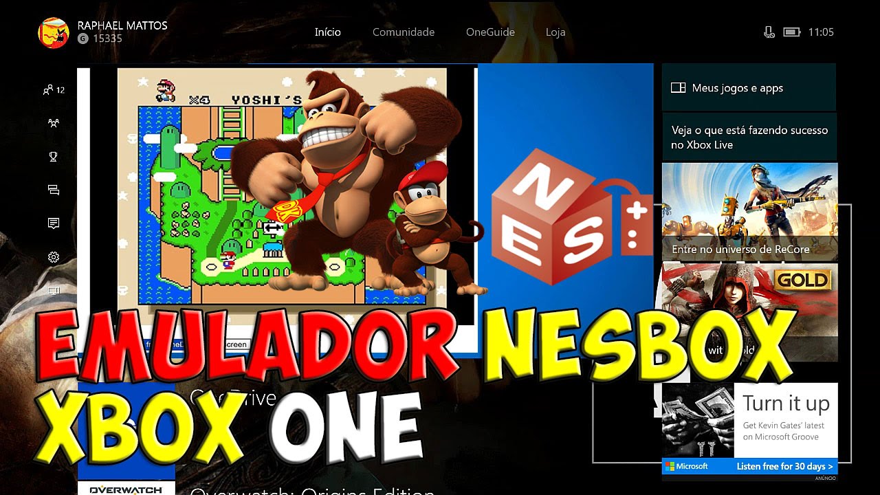 [ NESBOX ] - Como Emular Jogos No Edge -Xbox One - YouTube