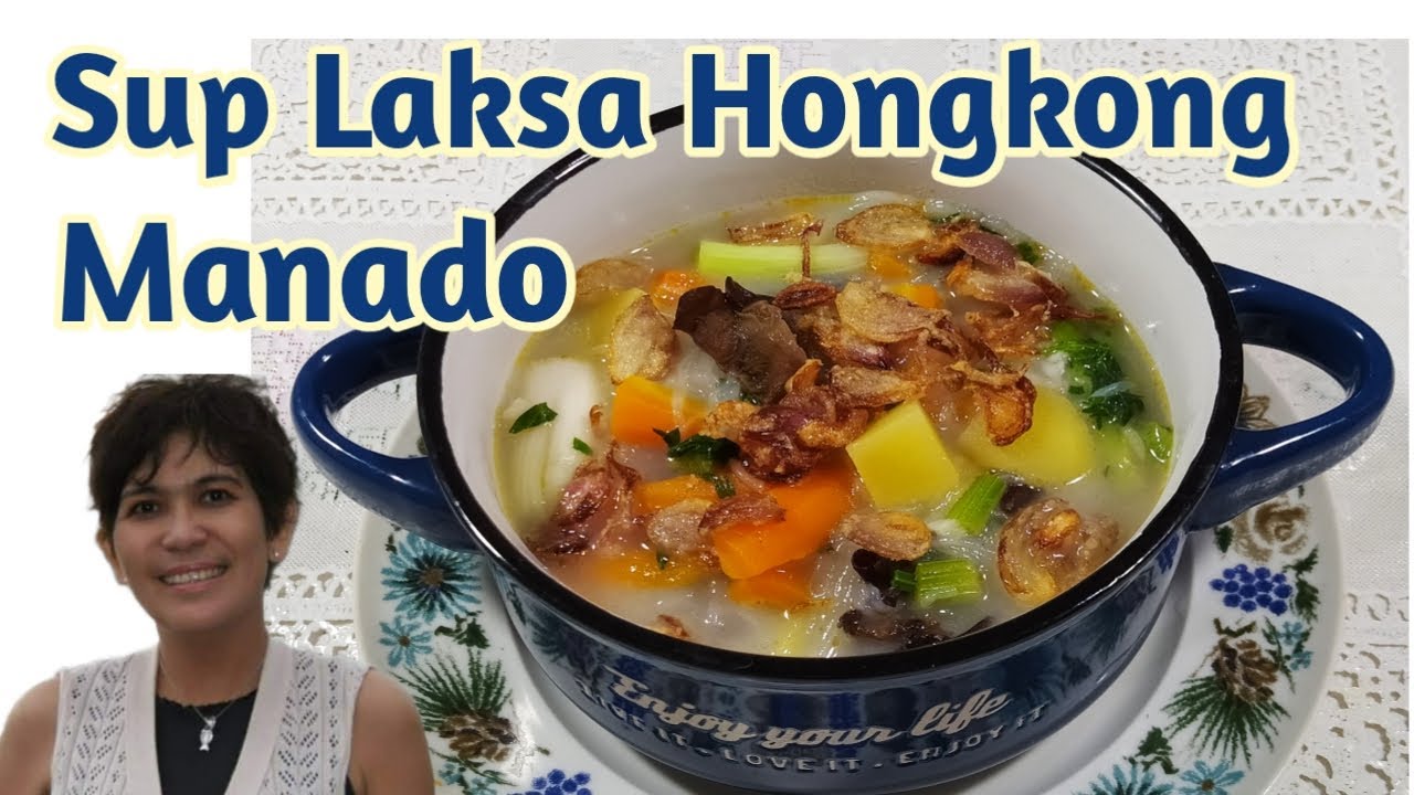 Resep Sup laksa hongkong Manado - YouTube