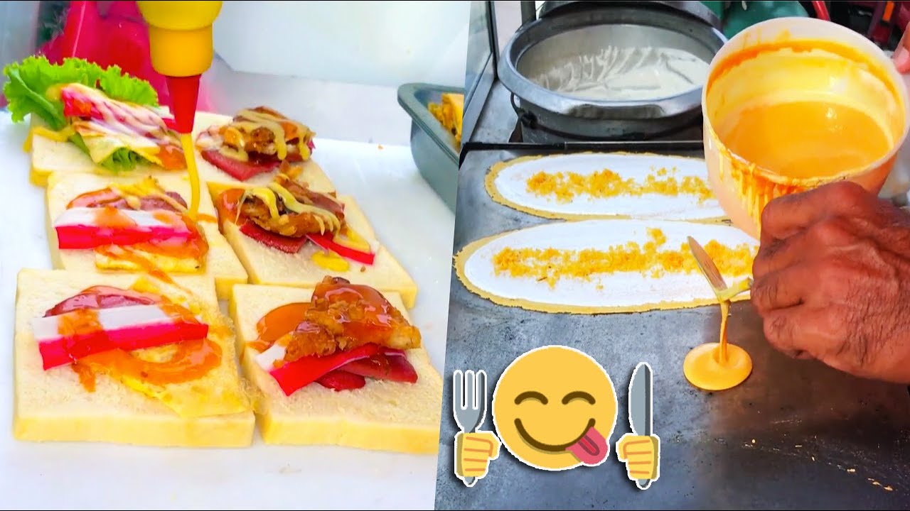 Burger Street Food Cambodia | Asia Street Food | Yummy Fast Food - YouTube