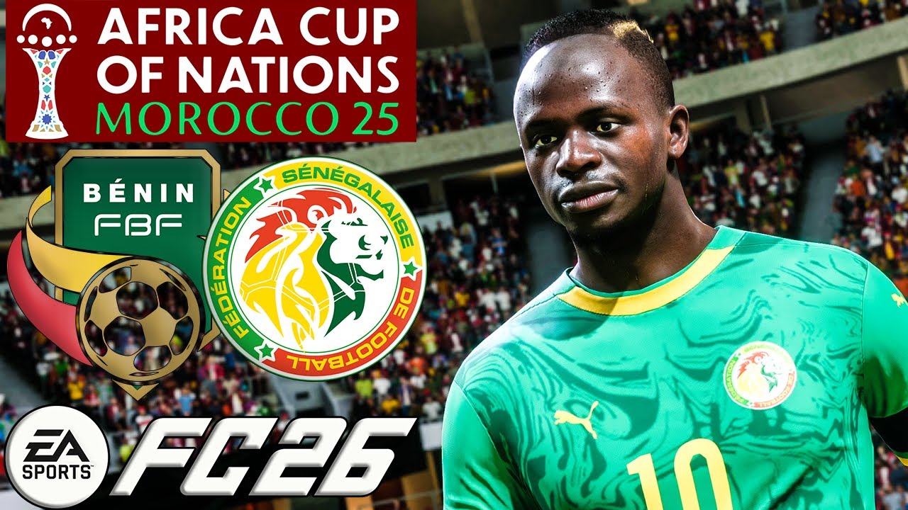 Sénégal vs Benin | CAN 2025 Maroc | 30 Décembre 2025 | FC 26 - YouTube