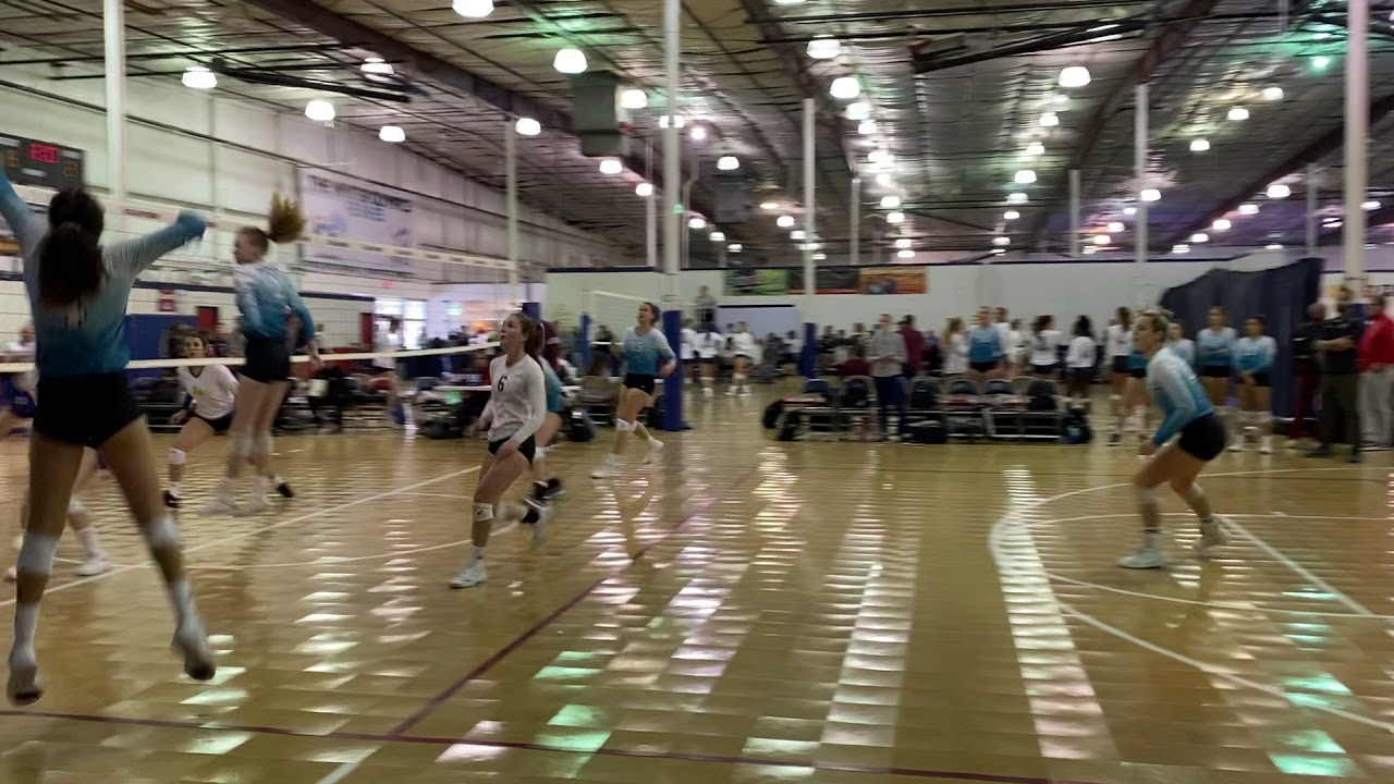 Grace Kiser #13 OH 2021 St Pete Volleyball 17 Teal - YouTube