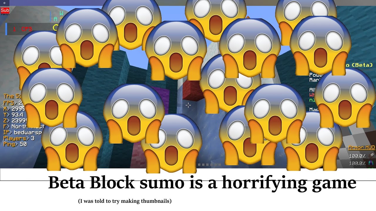 beta block sumo is a horrifying game - YouTube