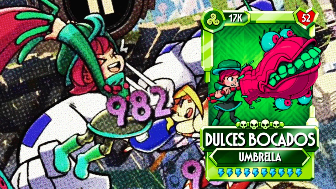 Skullgirls Mobile Umbrella Dulces Bocados Candy Crusher - YouTube