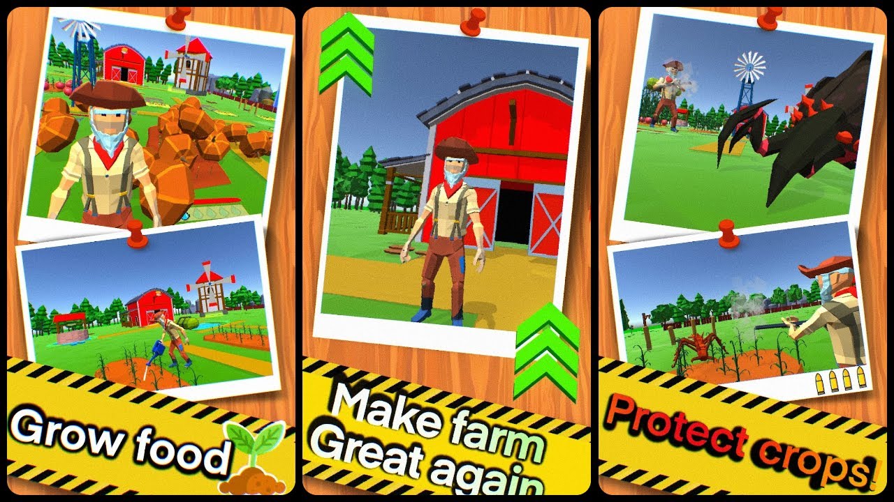 Farm rush: Crop defense Gameplay Android Mobile - YouTube
