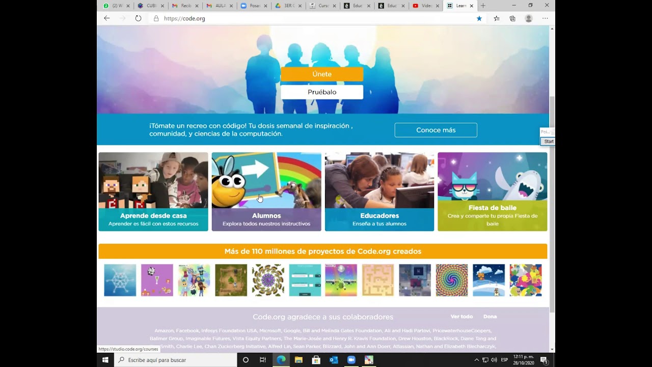 PROGRAMACIÓN EN CODE - PROGRAMANDO POR BLOQUES CURSO 2 - YouTube