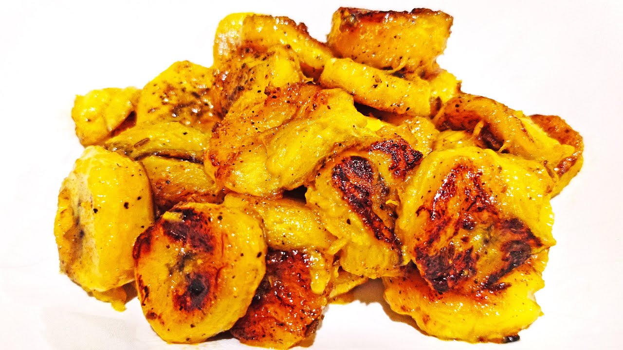 Spicy Fried Plantains | Spiced Ripe Plantain Snack Recipe | Spicy ...
