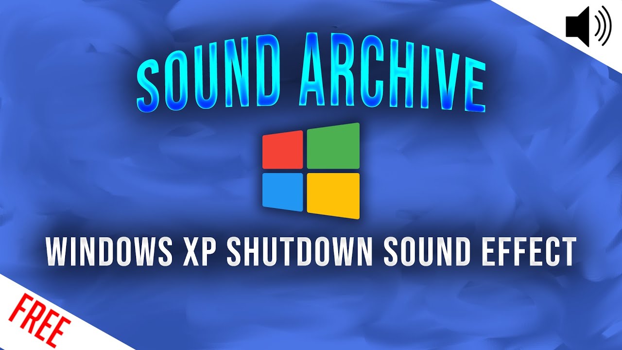 Free "Windows XP Shutdown" Sound Effect - YouTube