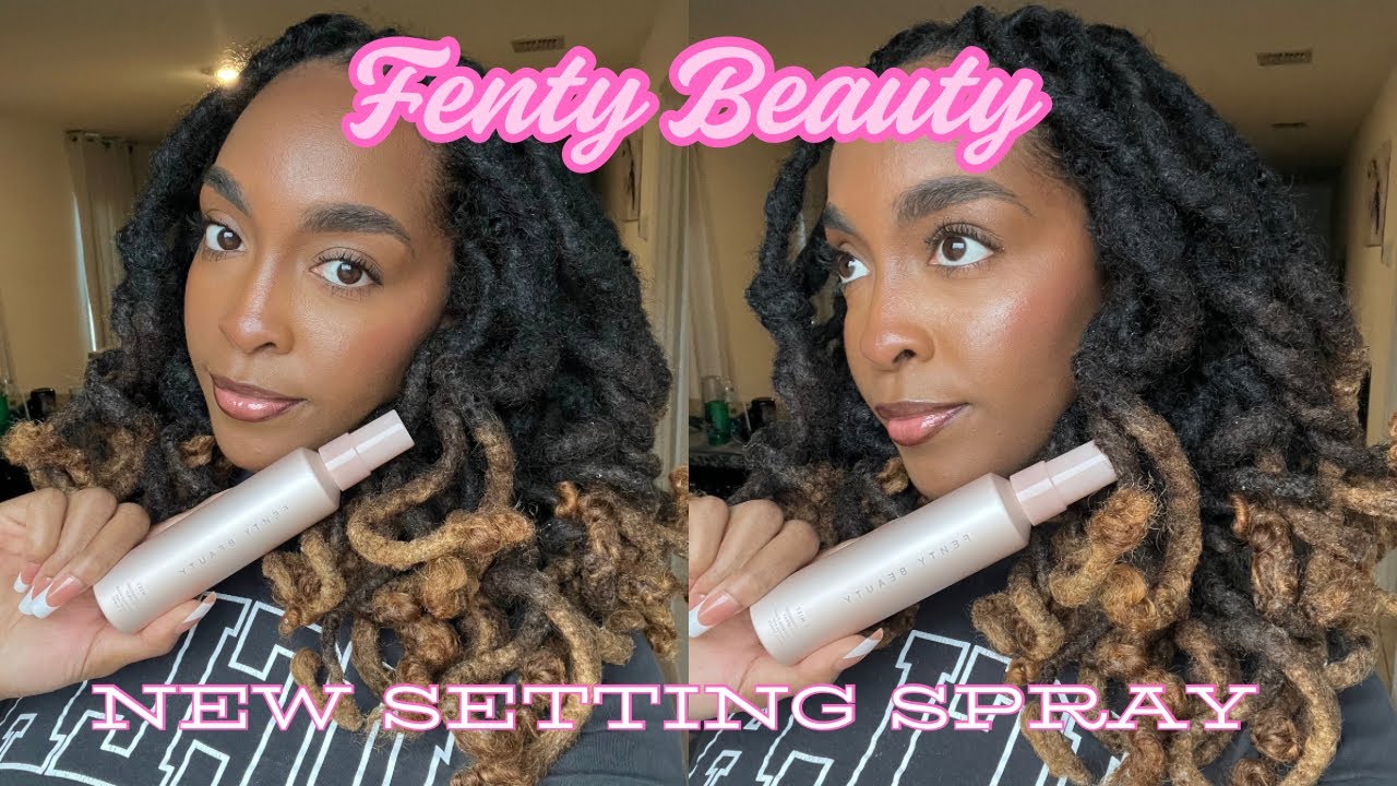 @fentybeauty NEW You Mist Setting Spray Review + Full Face Makeup Look ...