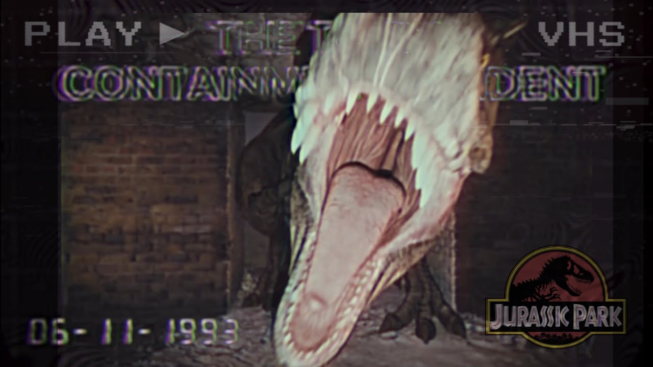 THE T-REX CONTAINMENT INCIDENT - JURASSIC PARK VHS (Analog Horror short ...