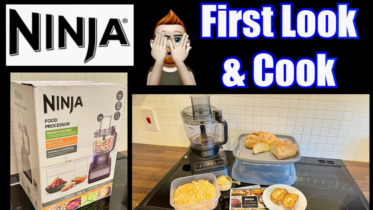 Ninja Food Processor, First Look and First Cook! Jesus take the wheel ...