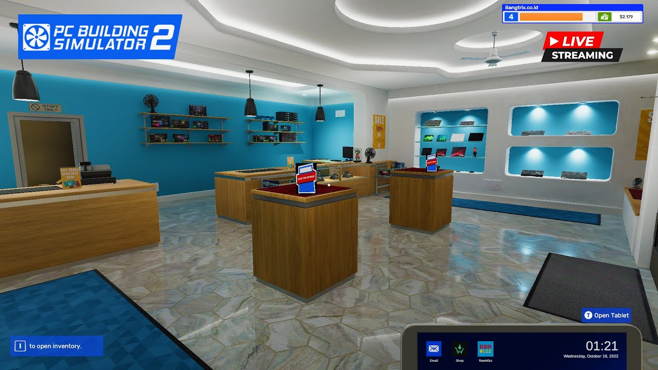 TOKO KITA SUDAH BUKA - PC BUILDING SIMULATOR 2 INDONESIA GAMEPLAY #2 ...