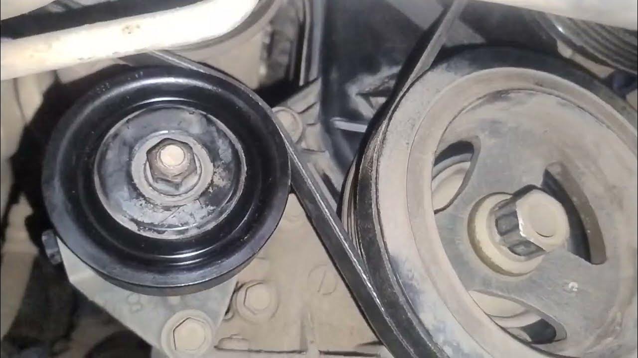 Posición/Diagrama Correa Auxiliar Alternador Aire Acondicionado Kia Rio Motor G4EE - YouTube