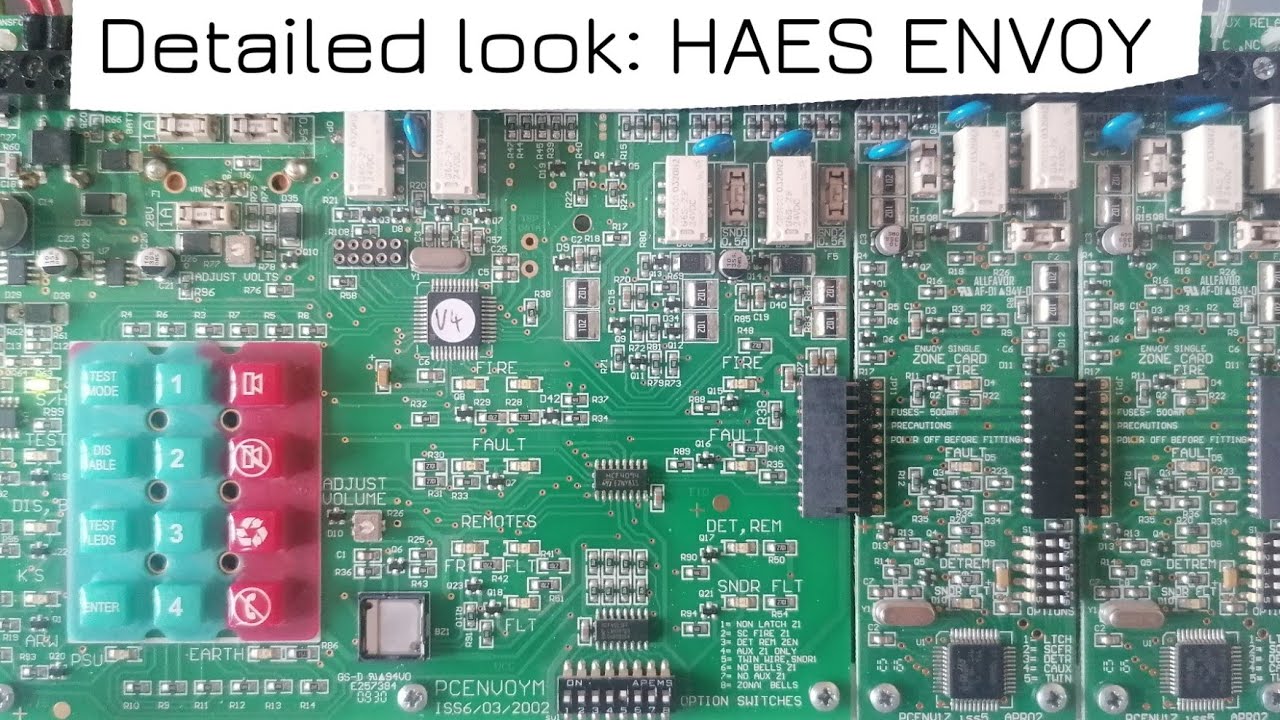 A look at a HAES Envoy fire panel - YouTube