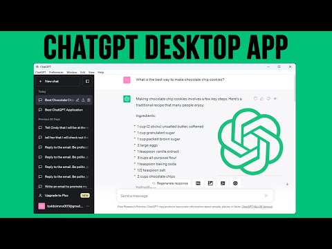 Use ChatGPT on Your Desktop! (Free Open-Source Client with Extra Features)