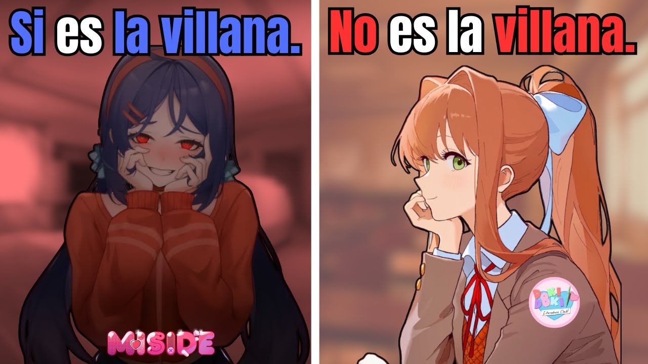 ¿Por qué Monika es Buena y Mita es Mala? | DDLC y Miside - YouTube